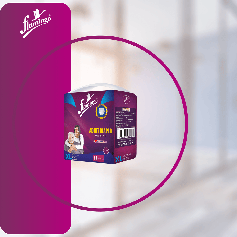 Flamingo Pant Style Adult Diaper