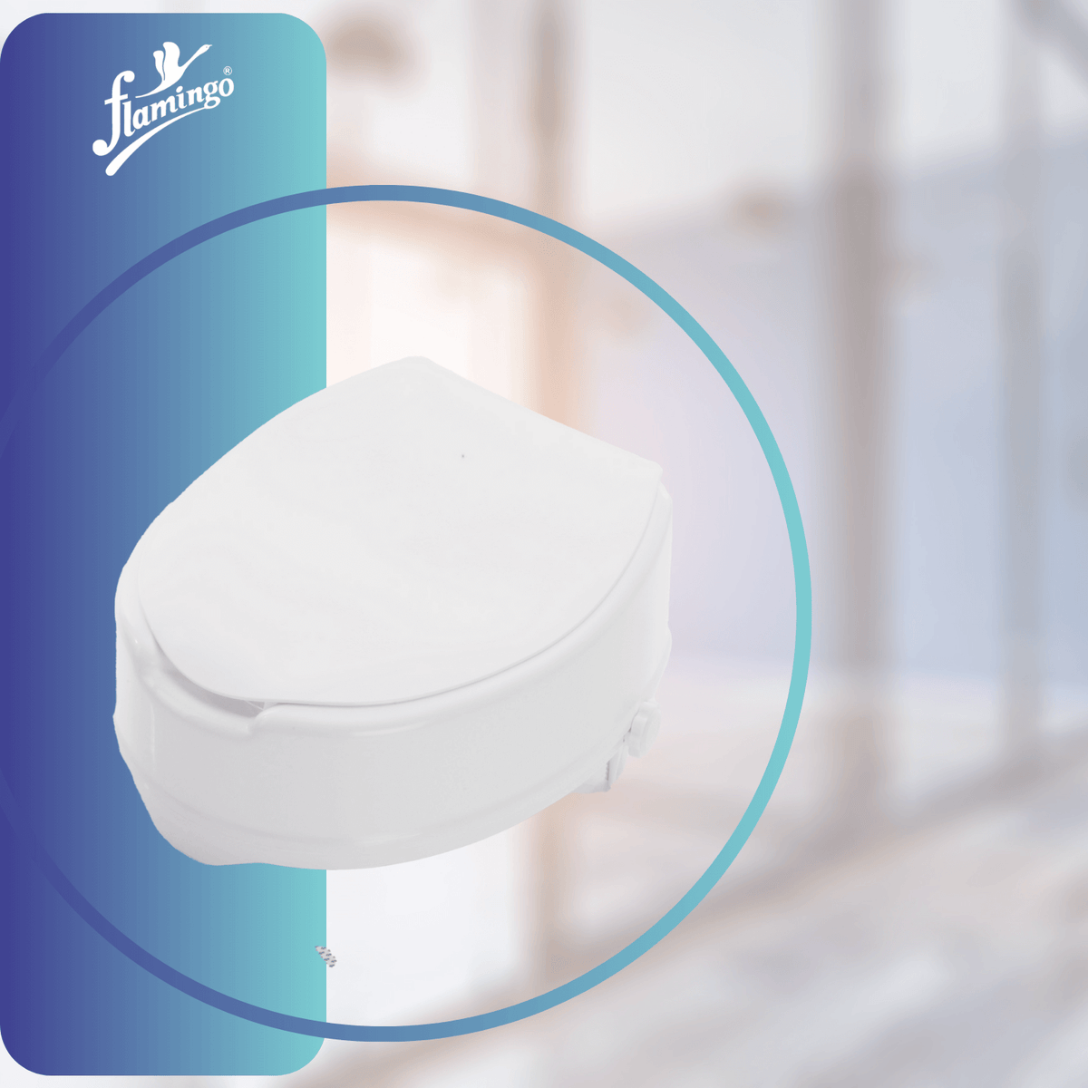 Flamingo Classic Elevated Commode Seat