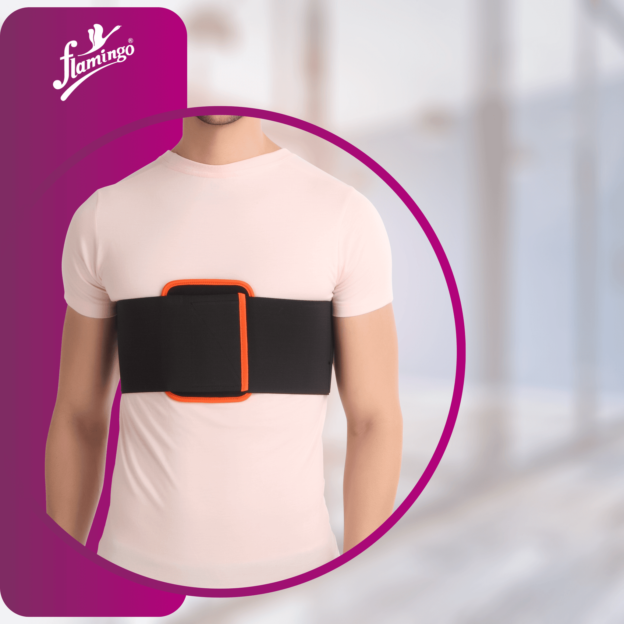 Flamingo Rib Chest Belt