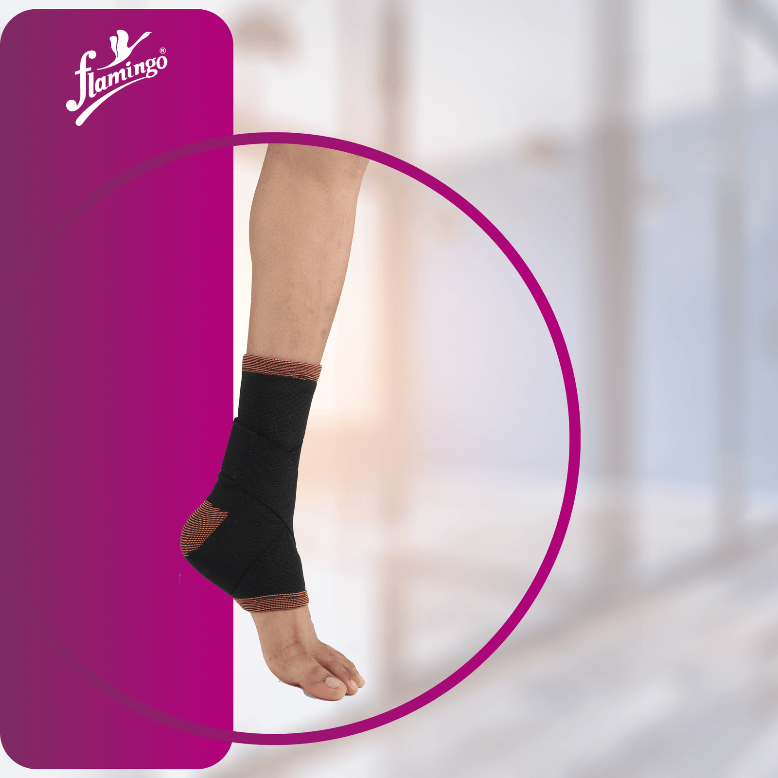 Flamingo Ankle Grip for Reliable Support and Comfort