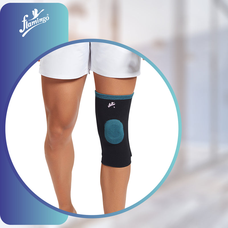 Flamingo Premium Flexi Hinged Knee Sleeve With Silicone Patella Ring